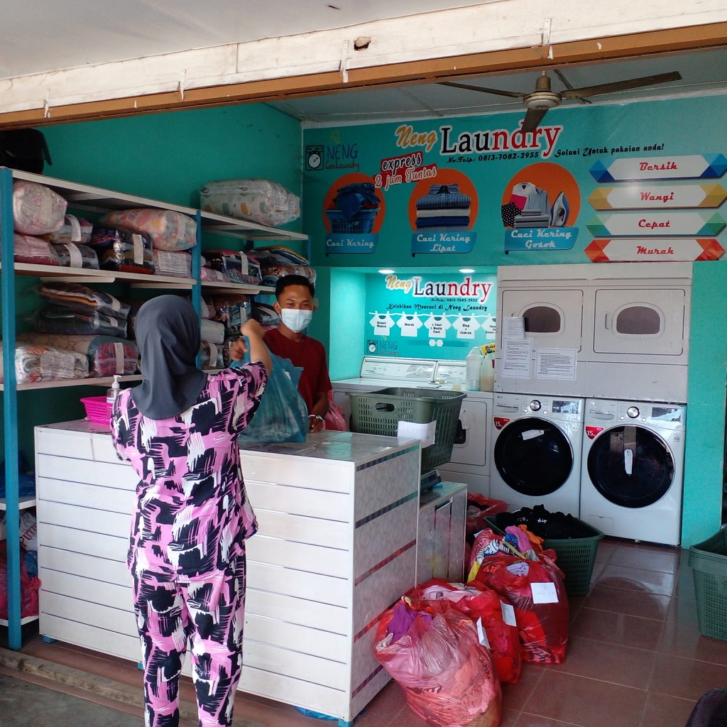 Neng Laundry Express, Laundry Kekinian di Sergai